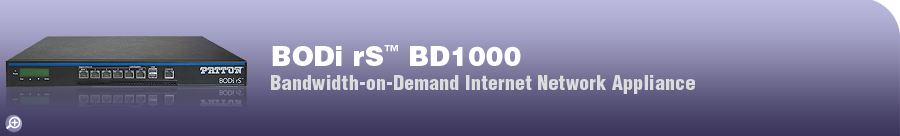Bandwidth-on-Demand Internet Network Appliance | BODi rS BD1000