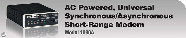 Patton Model 1080A AC-Powered, Universal Synchronous/Asynchronous ...
